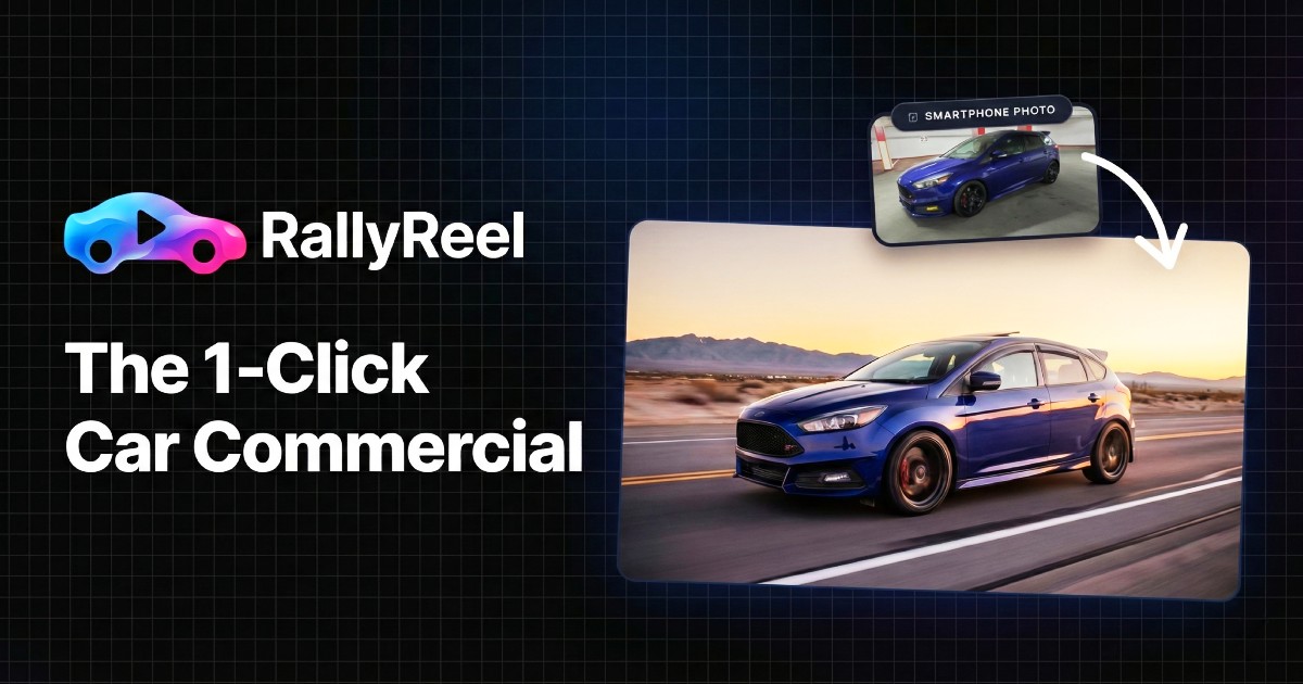 RallyReel — Turn photos into cinematic car ads